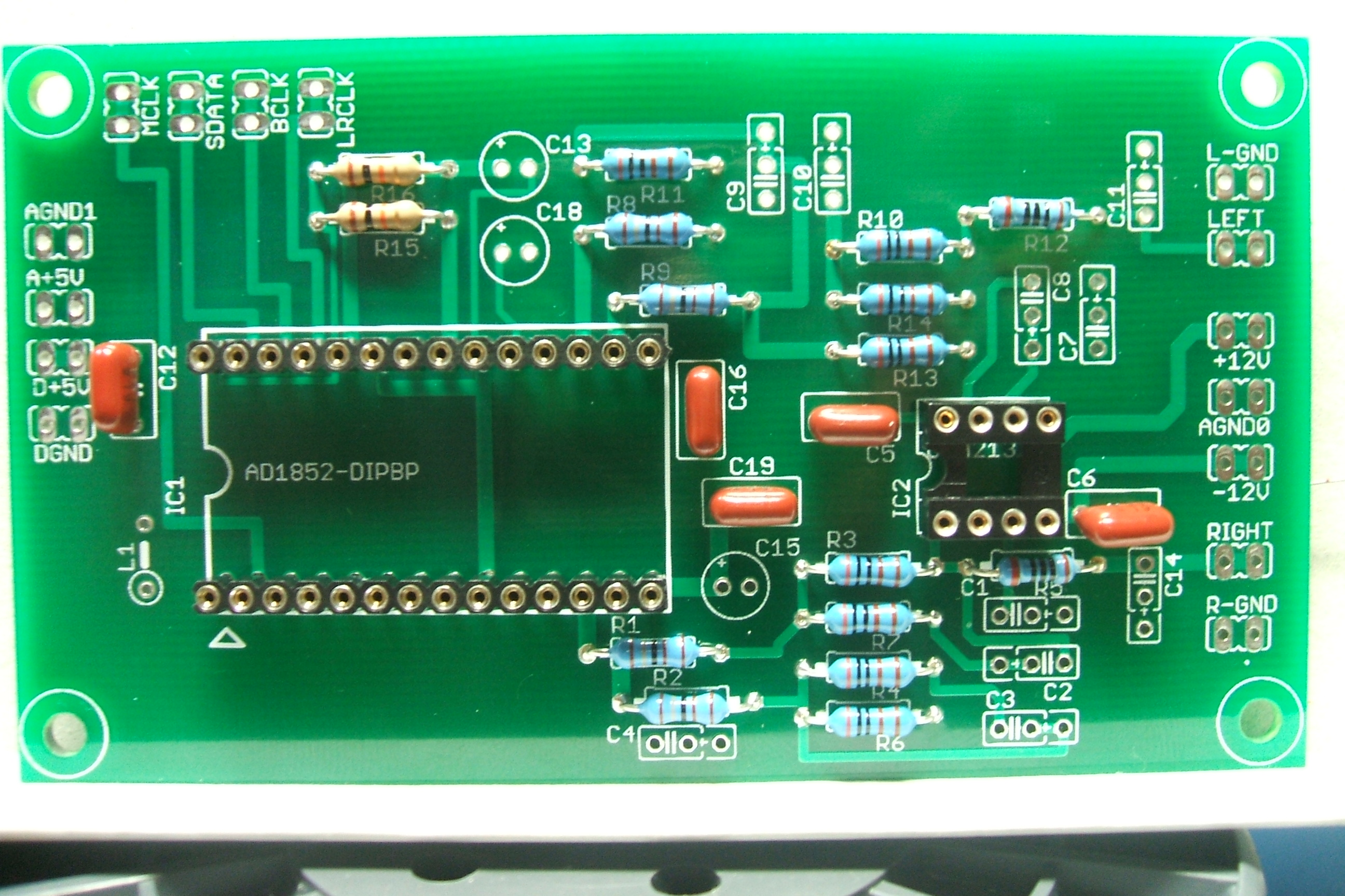 AD1852のDAC基板のつくり方